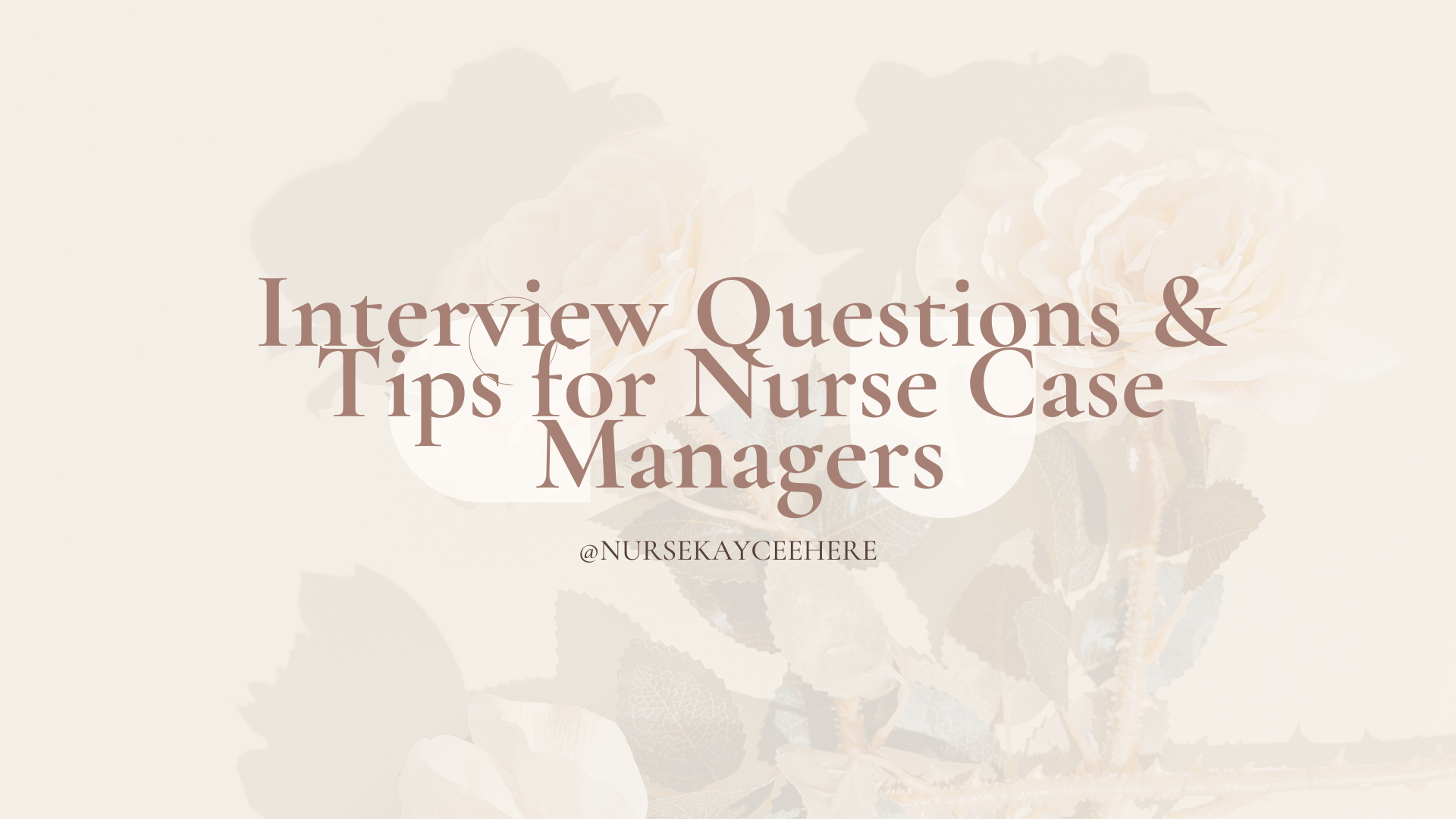 Nurse Kaycee Here – Join me on my journey as a nurse case manager and ...